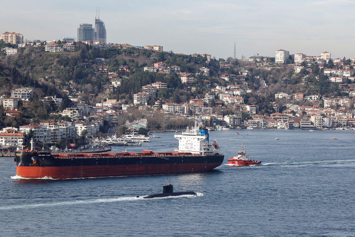 Ruch w cieśninie Bosfor w Stambule został wstrzymany z powodu awarii kotwicy statku - WP Wiadomości