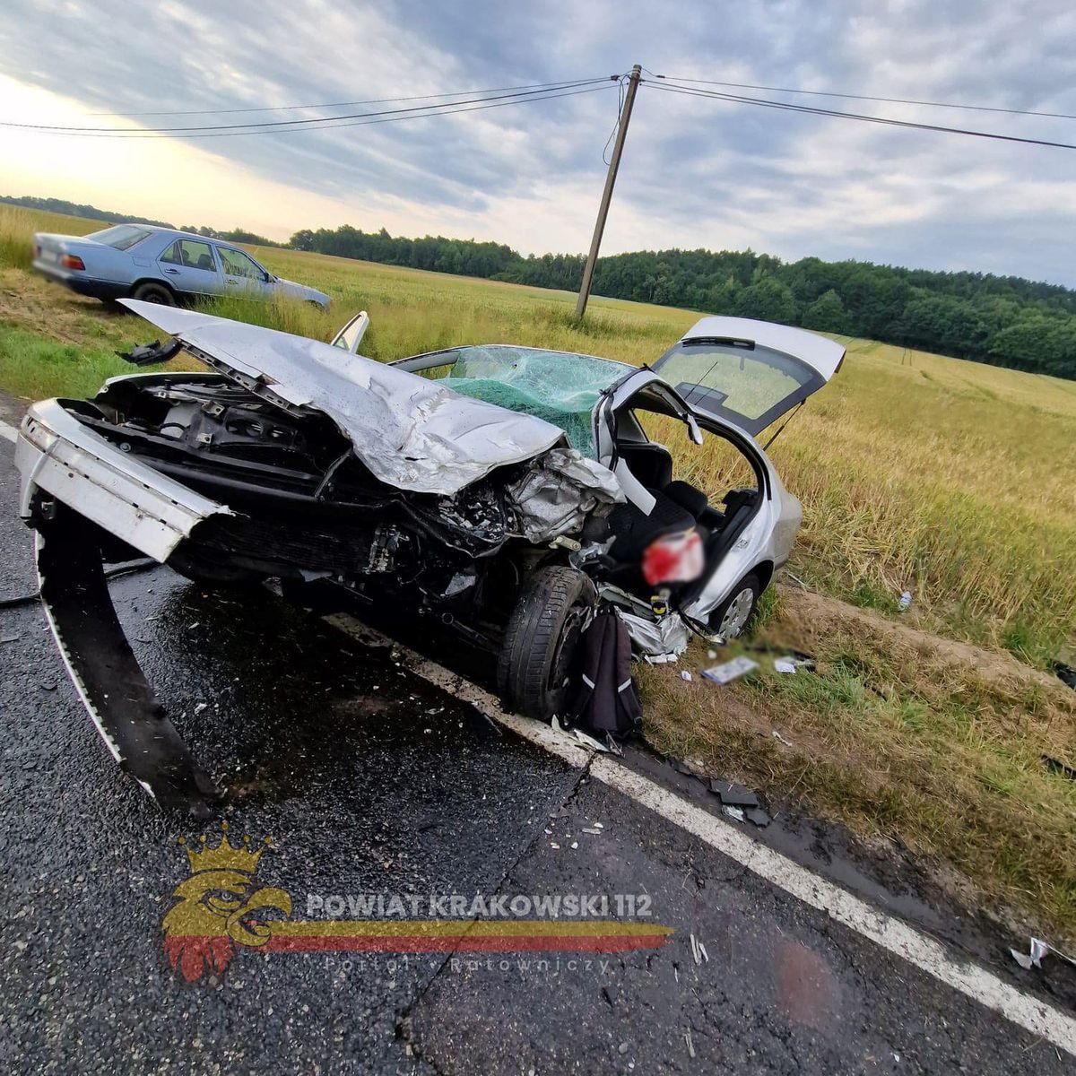 Śmiertelny wypadek pod Krakowem. To była ogromna siła - Wiadomości z Krakowa WP