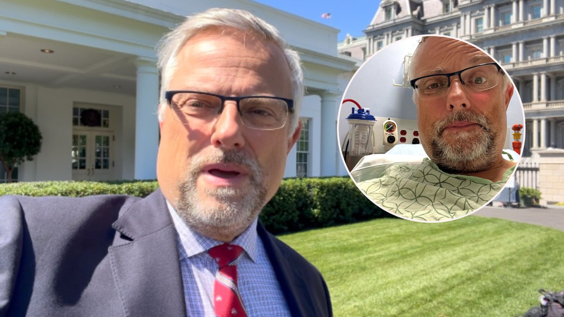 Dziennikarz TVN wrzucił zdjęcie ze szpitala. Zaapelował do fanów