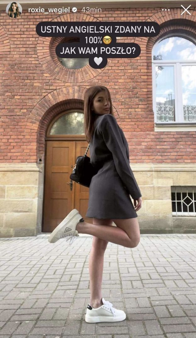 Roksana Węgiel po maturze z angielskiego. Zdradziła wynik - Pudelek