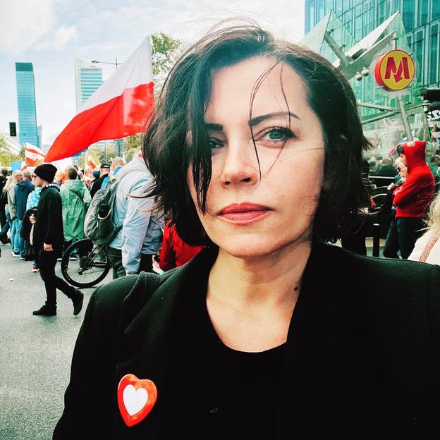 Dagmara Domińczyk z "Sukcesji" na Marszu Miliona Serc. Pokazała zdjęcia ...