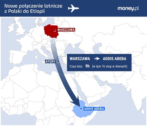 Ethiopian Airlines wylądowały w Warszawie. Ile kosztują bilety do Etiopii? - Money.pl