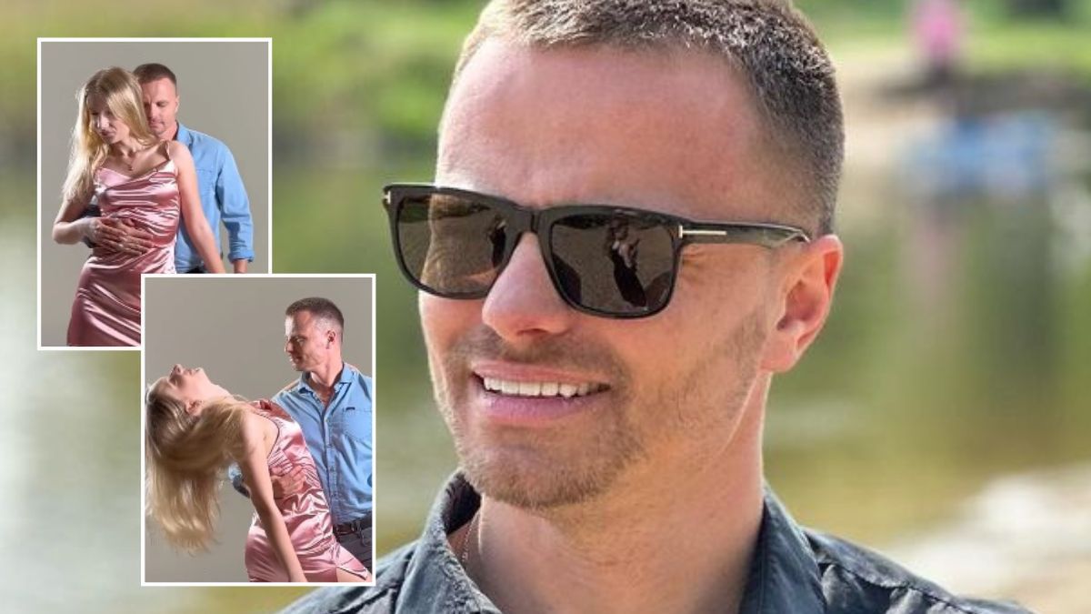 Marcin Hakiel wije się zmysłowo przed obiektywem, jego partnerka aż ...