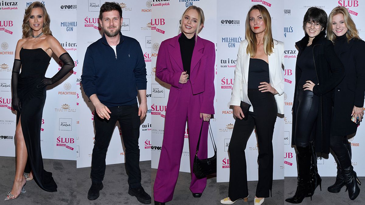 Gwiazdy na premierze spektaklu "Ślub doskonały": Antek Królikowski ...