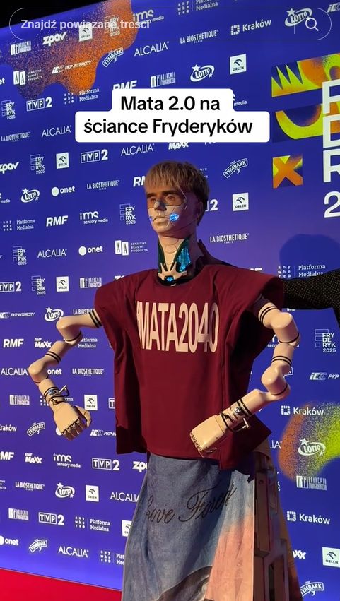 Mata wysłał na Fryderyki robota! Rewolucyjny występ - Pudelek
