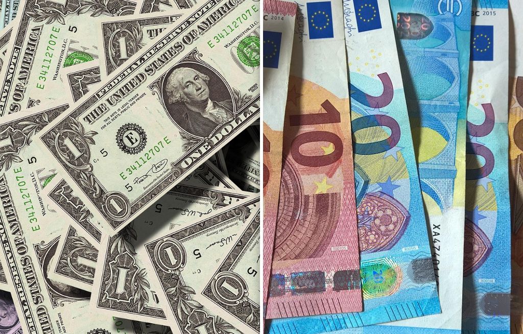 Kurs euro i dolara mocno się zmienia. Nowe dane - Money.pl