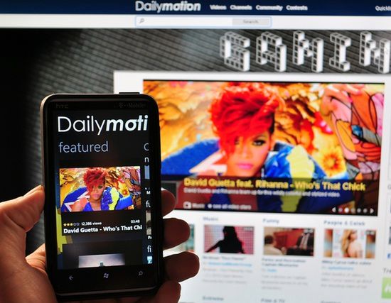 Oficjalna aplikacja Dailymotion dla WP7