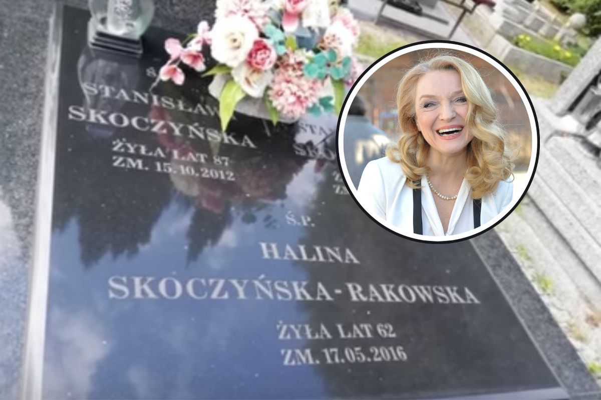 Tak wygląda grób Haliny Skoczyńskiej. Grała babcię w "Rodzince.pl"