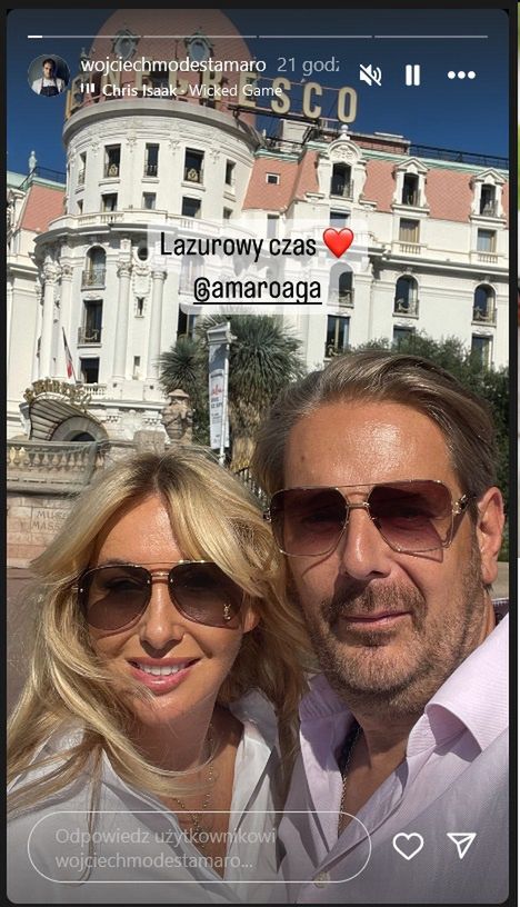Rozmodlony Wojciech Modest Amaro sfotografował żonę: "O mój Boże"