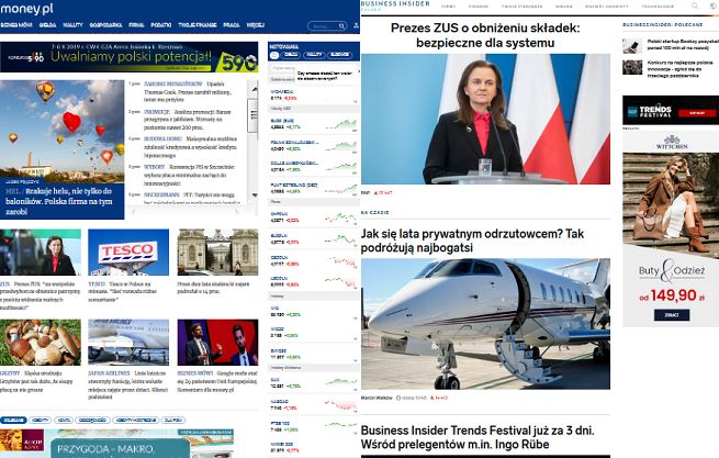Money.pl dalej przed Business Insiderem, sekcje biznesowe Interii i o2 ...