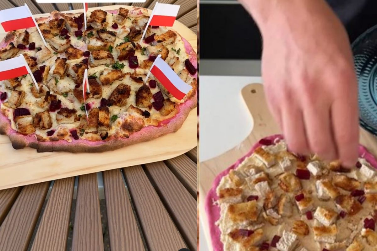 Duńczyk przygotował pizzę kojarzącą się z Polską. Główny składnik ...