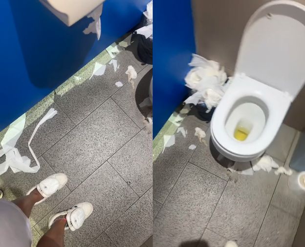 Taki widok Goździalska zastała w damskiej toalecie. Przerażający widok - Pudelek