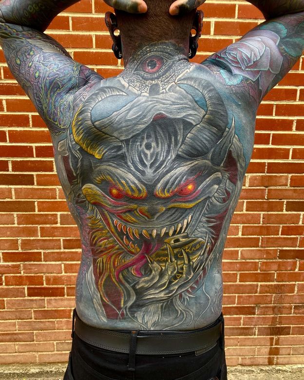 Wydał na tatuaże PONAD MILION złotych, a jego ciało w 97 procentach ...