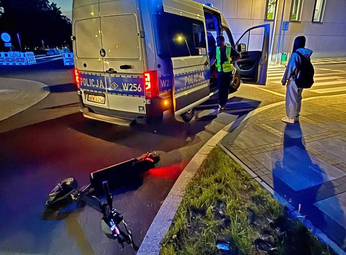 Koszalin: Pędził 90 km/h na hulajnodze elektrycznej. 15-latek zatrzymany po pościgu
