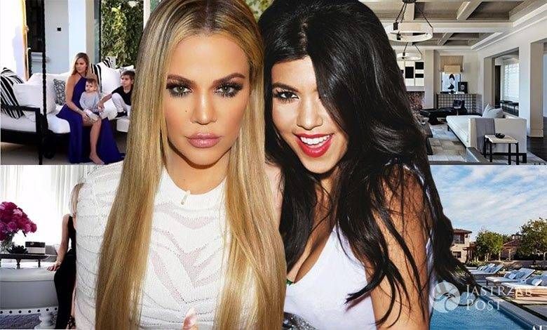 Tak mieszkają Kardashianki. Khloe i Kourtney pokazały swoje obłędne i ...
