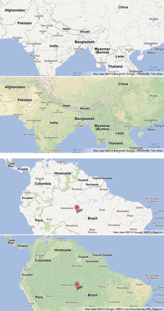 Najdokładniejsza mapa Polski - Google Maps się chowa