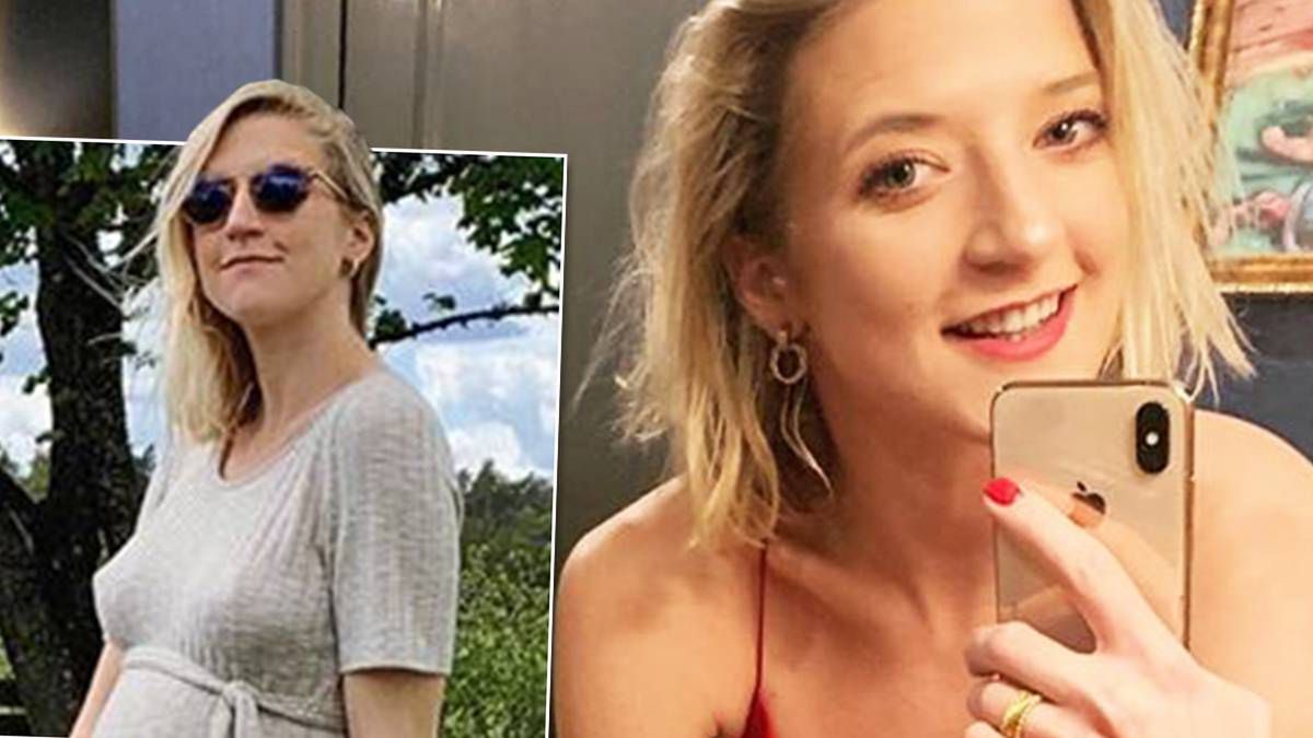Lara Gessler z dużym brzuszkiem pozuje w ogródku: Lara Gessler z dużym brzuszkiem pozuje w ogródku: