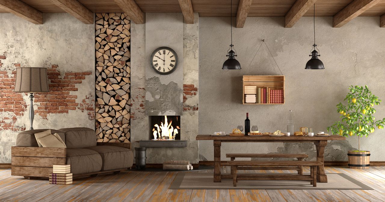 Styl rustykalny – wnętrza, dekoracje, inspiracje